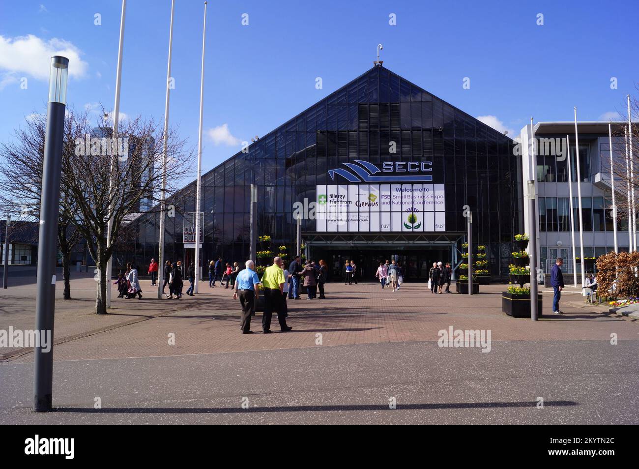 Glasgow, Scotland (UK): the Main entrance to the SEC Centre on the ...