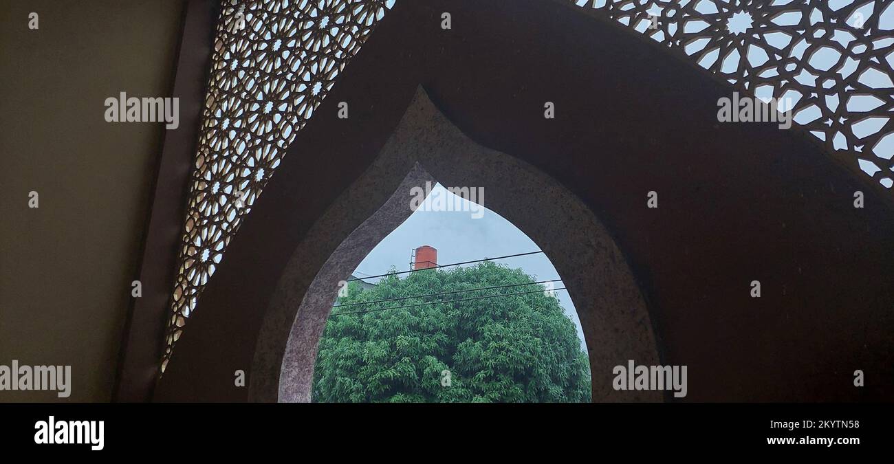 the interior of the mosque seen from the window Stock Photo - Alamy