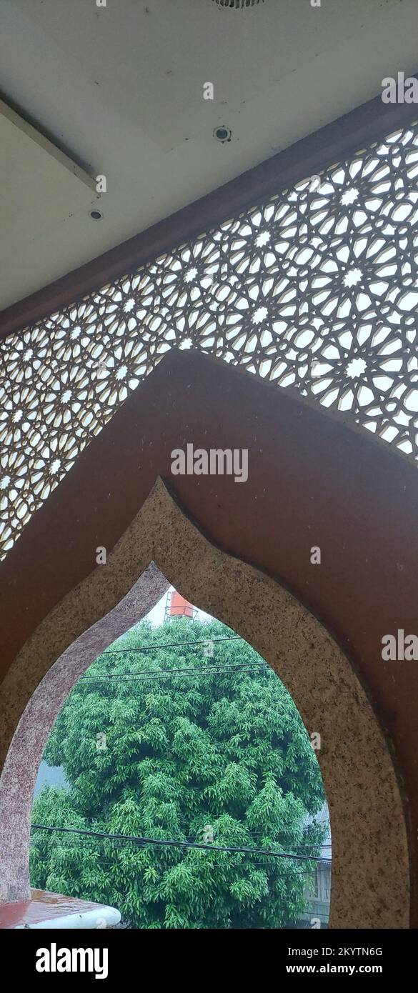 the interior of the mosque seen from the window Stock Photo - Alamy