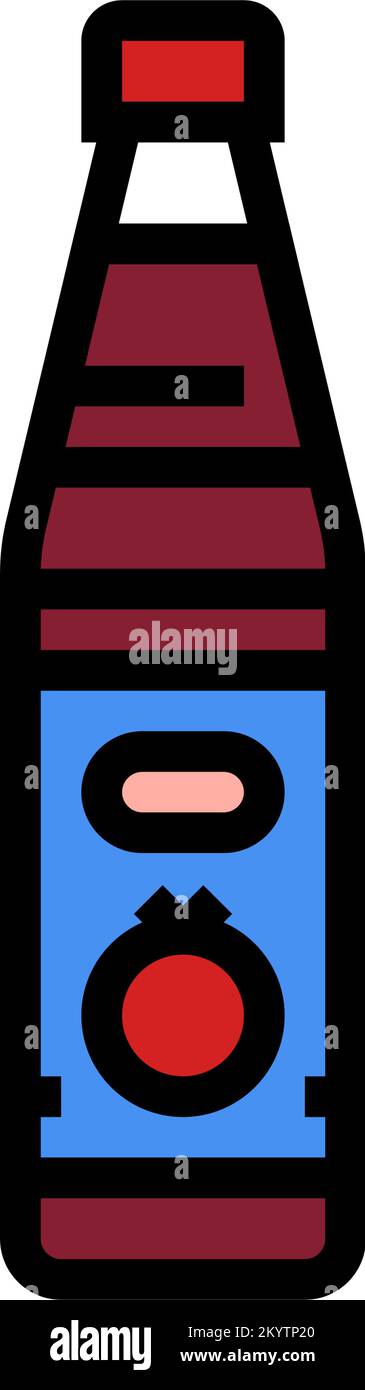 molasses pomegranate color icon vector illustration Stock Vector Image ...