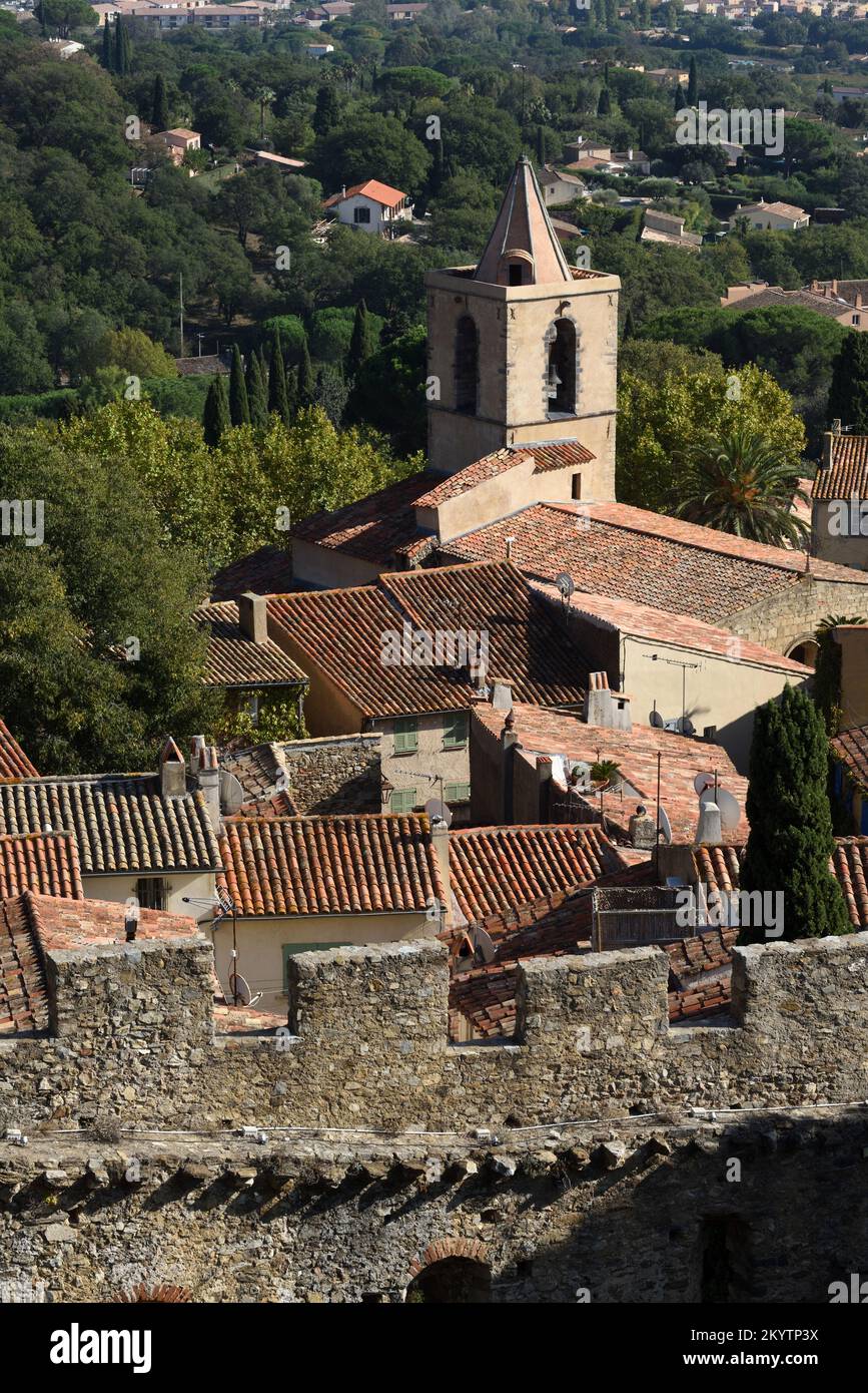 View over the Old Town, Historic District or Rooftops with Town Wall or ...