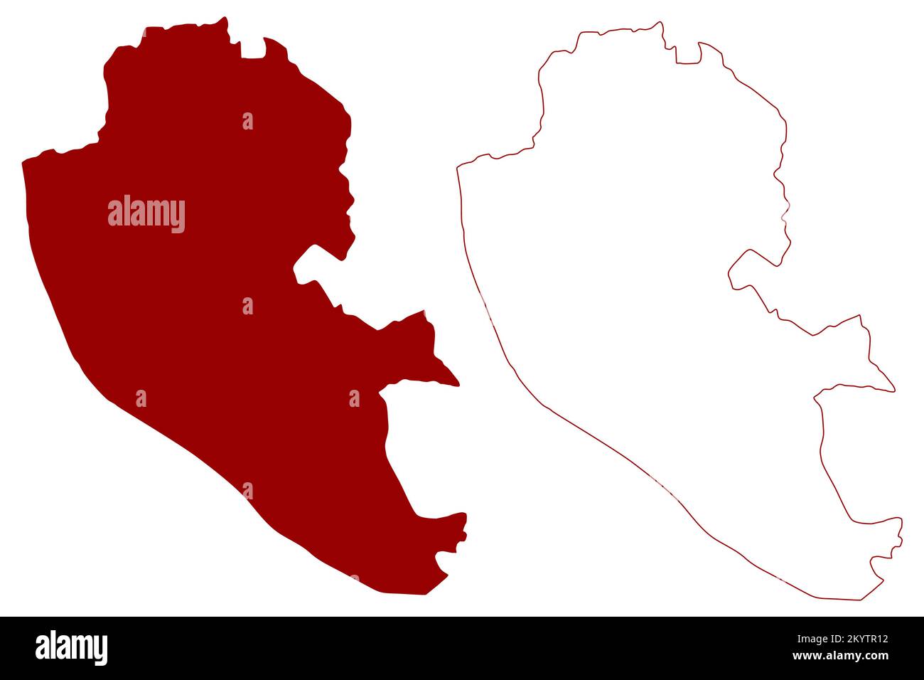 Liverpool administrative map hi-res stock photography and images - Alamy