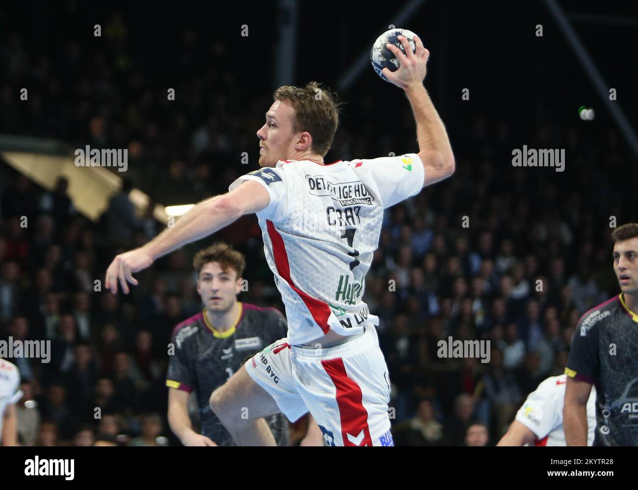 Nantes, France - December 1, 2022, Felix Claar of Aalborg during the ...