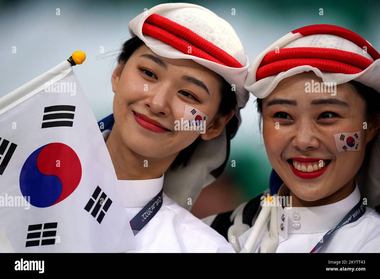 South Korea fans ahead of the FIFA World Cup Group H match at the ...