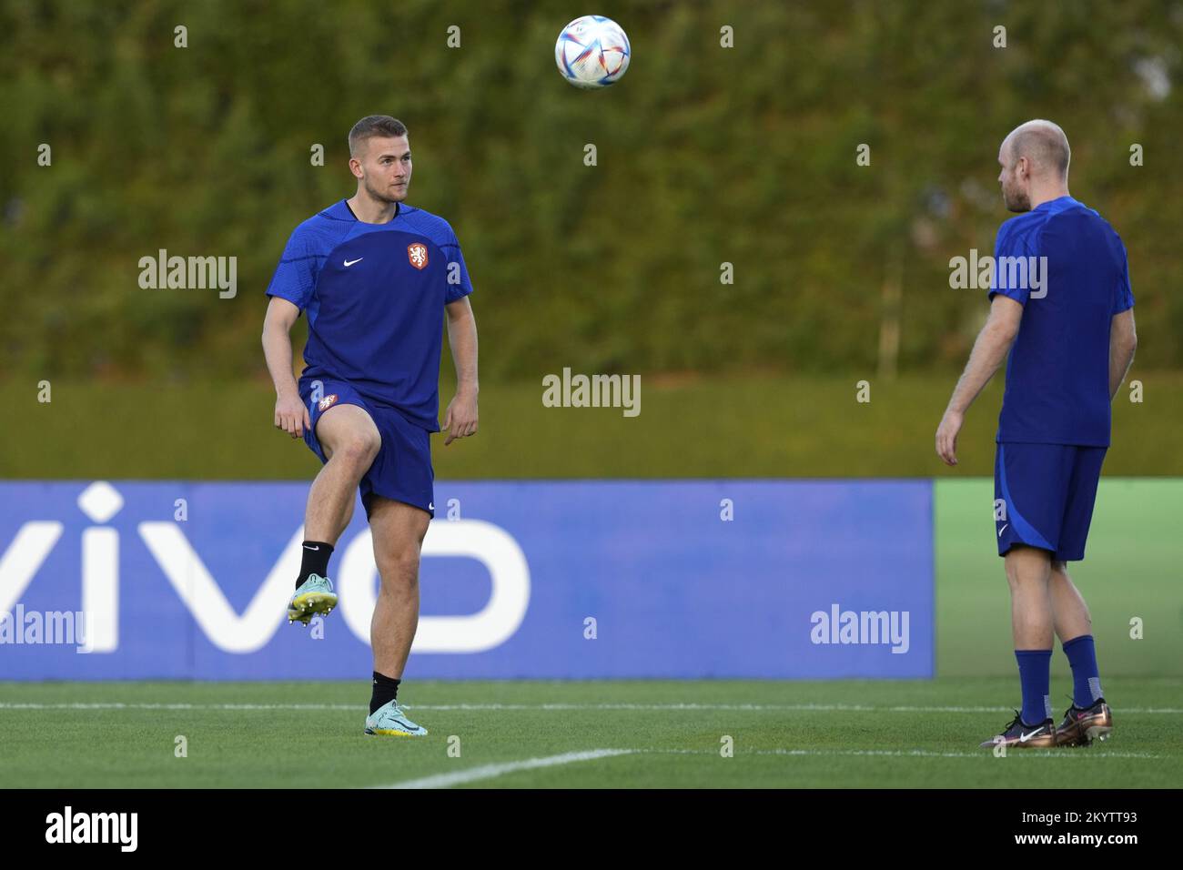 DOHA, 02-12-2022 World Cup 2022 in Qatar, training session Team ...
