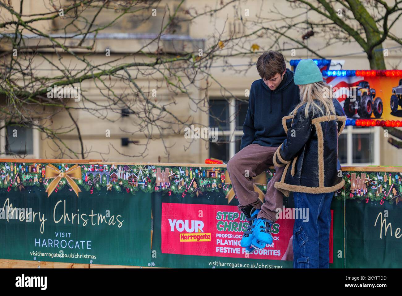 Harrogate ice skating hi-res stock photography and images - Alamy
