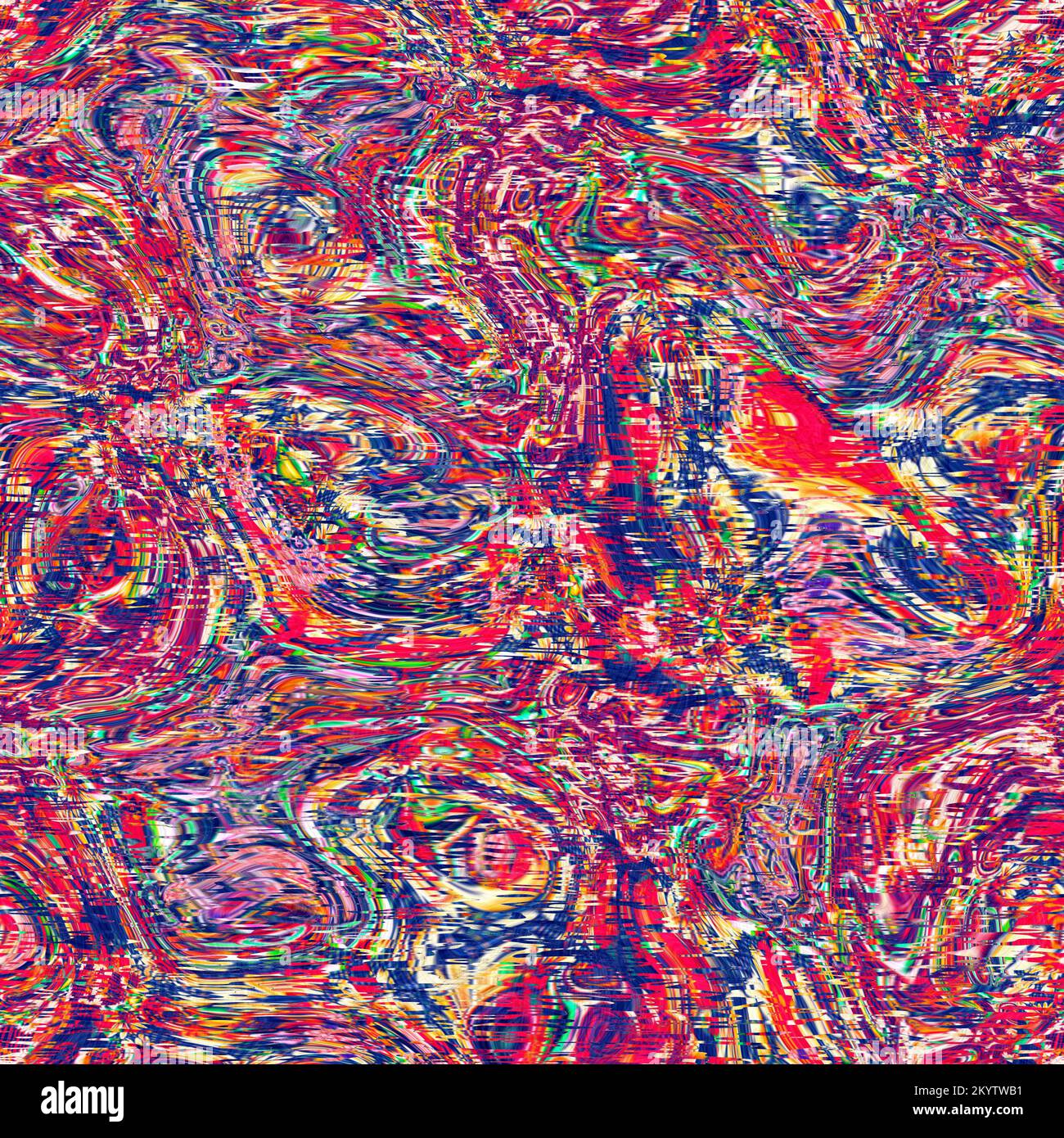 Vibrant pink distortion pattern. Bright colorful kitsch wallpaper for ...