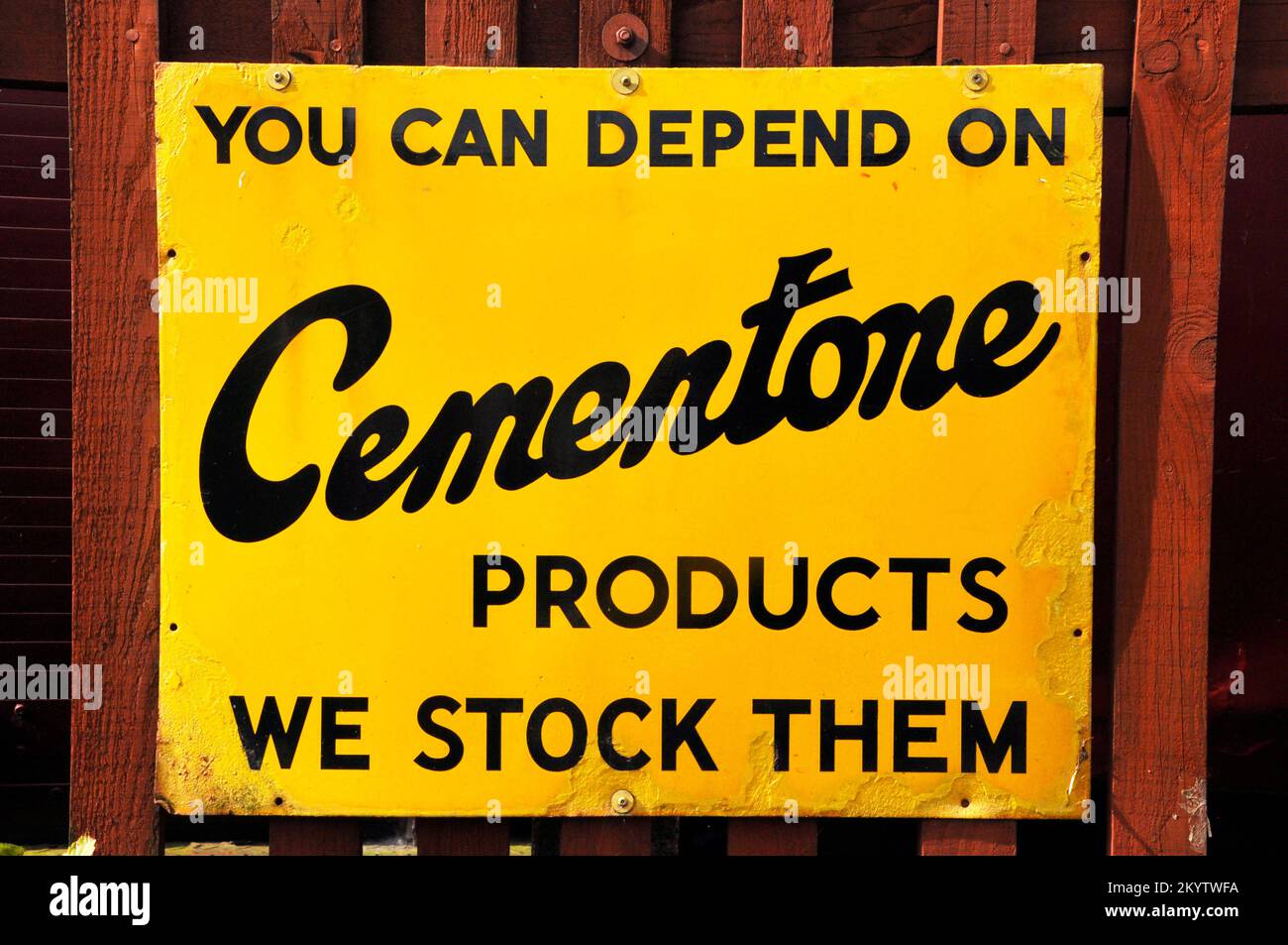 Vintage railway sign hi-res stock photography and images - Alamy