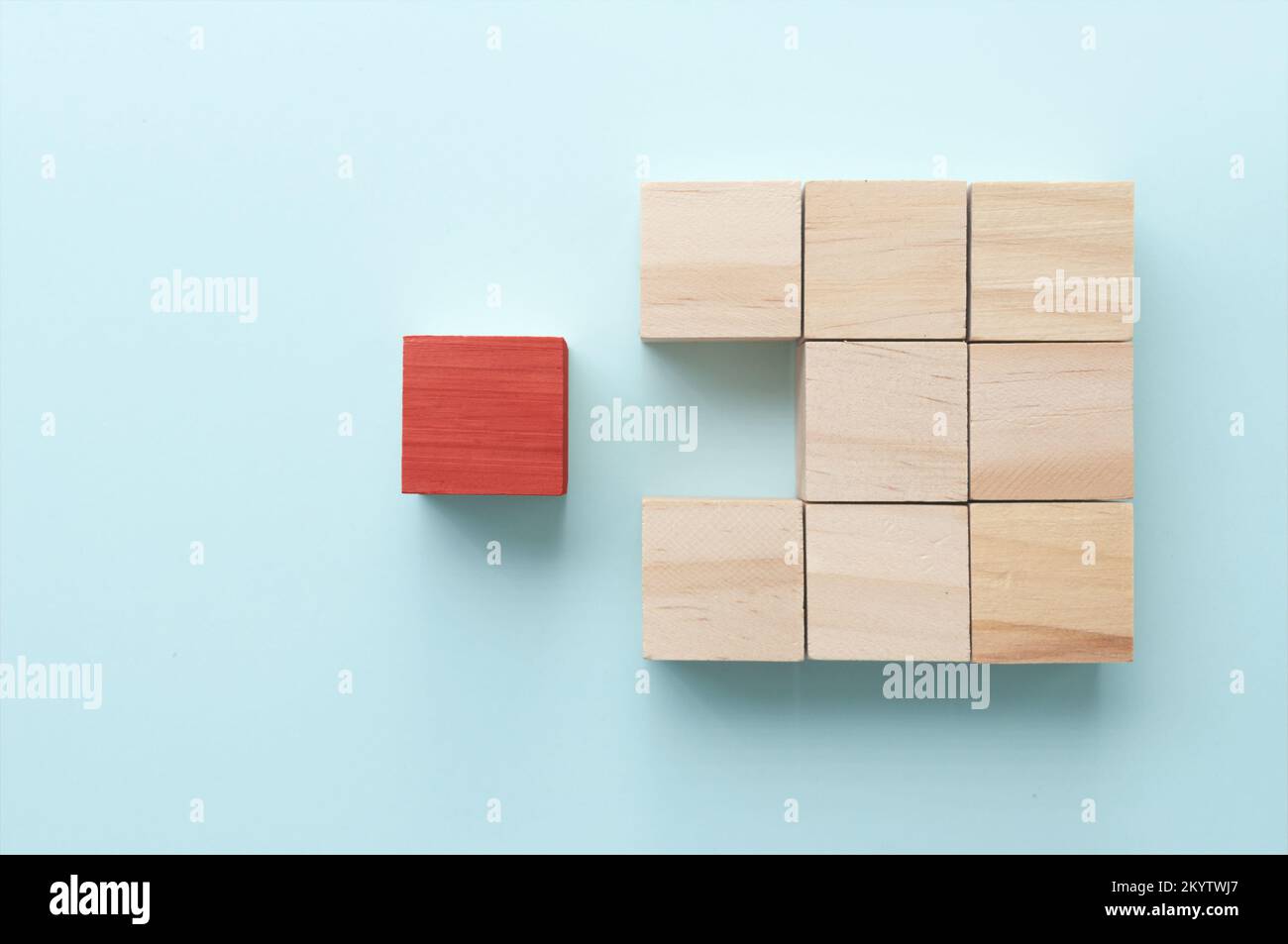 Red wooden block hi-res stock photography and images - Alamy