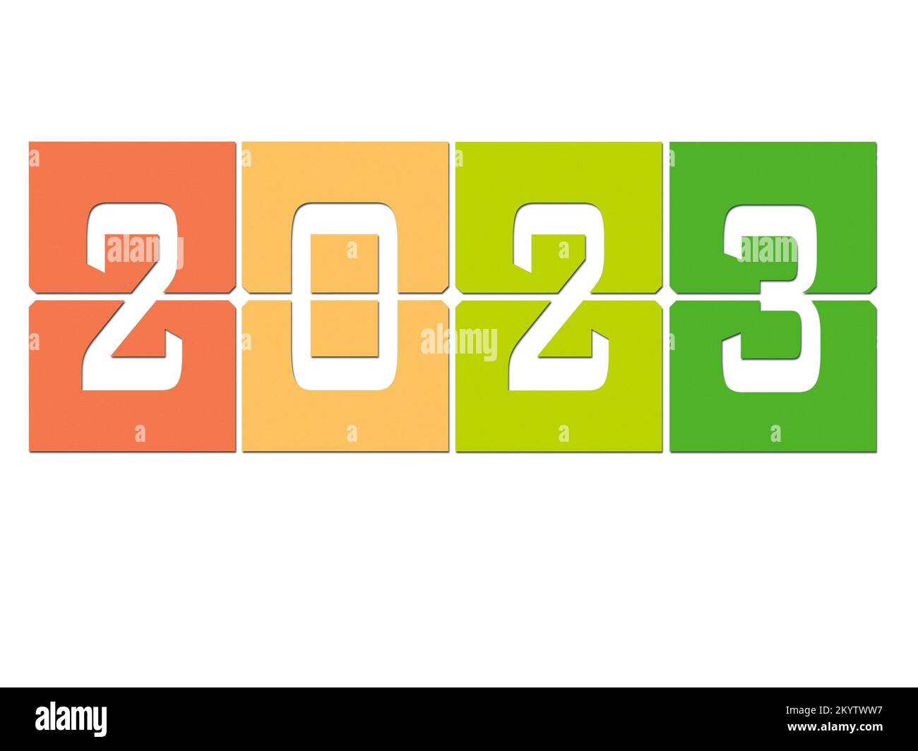 New year card 2023 Cut Out Stock Images & Pictures - Alamy