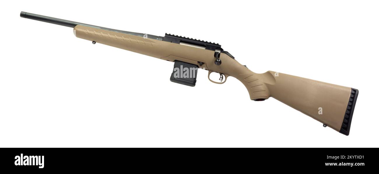 Tactical bolt action rifle Cut Out Stock Images & Pictures - Alamy