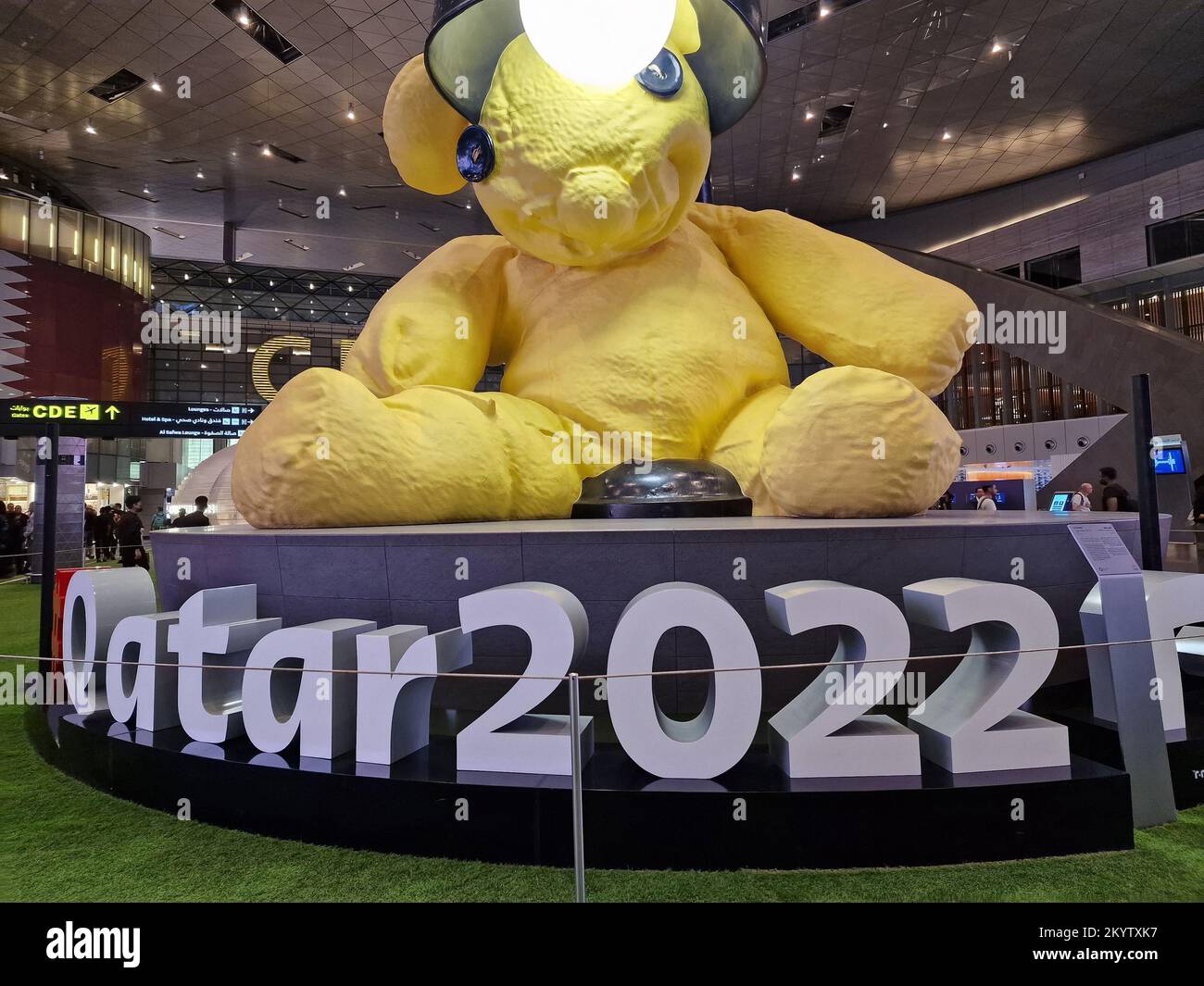 Soccer mascot Fifa Football World Championship Qatar 2022 seen at the ...