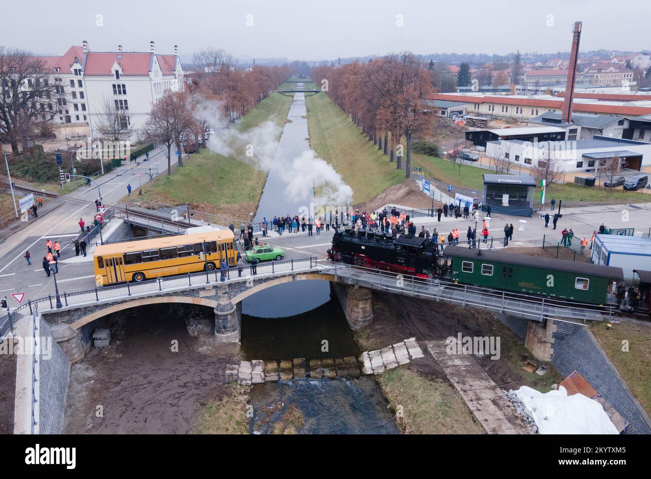 Zittau, Germany. 02nd Dec, 2022. The Zittau narrow-gauge railroad ...