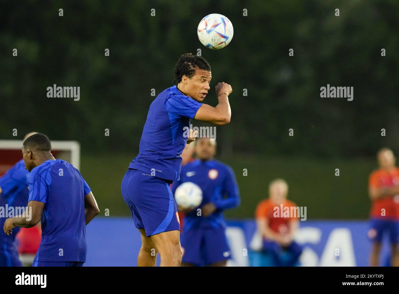 DOHA, 02-12-2022 World Cup 2022 in Qatar, training session Team ...