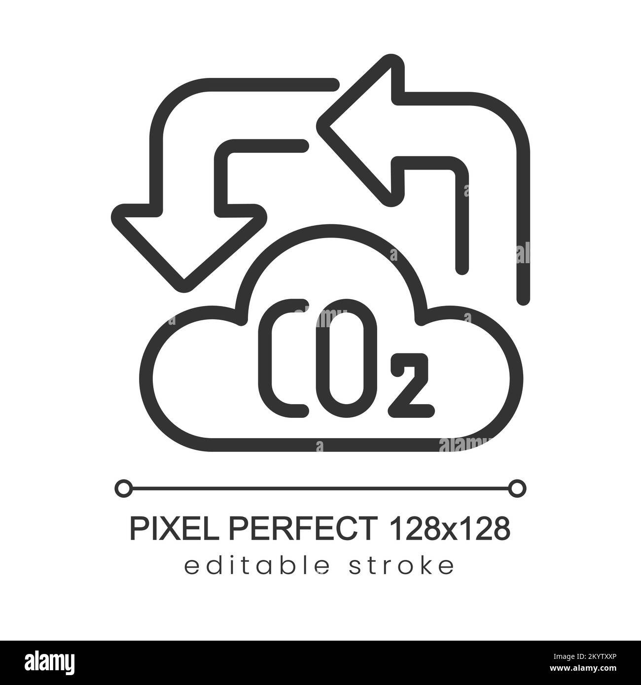 Carbon cycle Stock Vector Images - Alamy