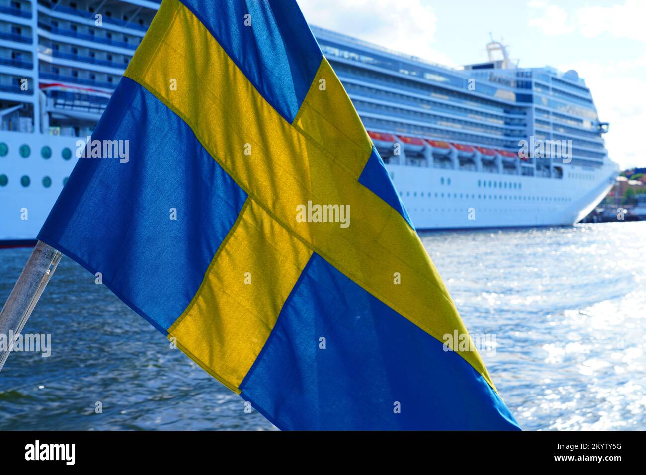 STOCKHOLM, SWEDEN -30 MAY 2022- View of the MSC Poesia, a cruise ship ...