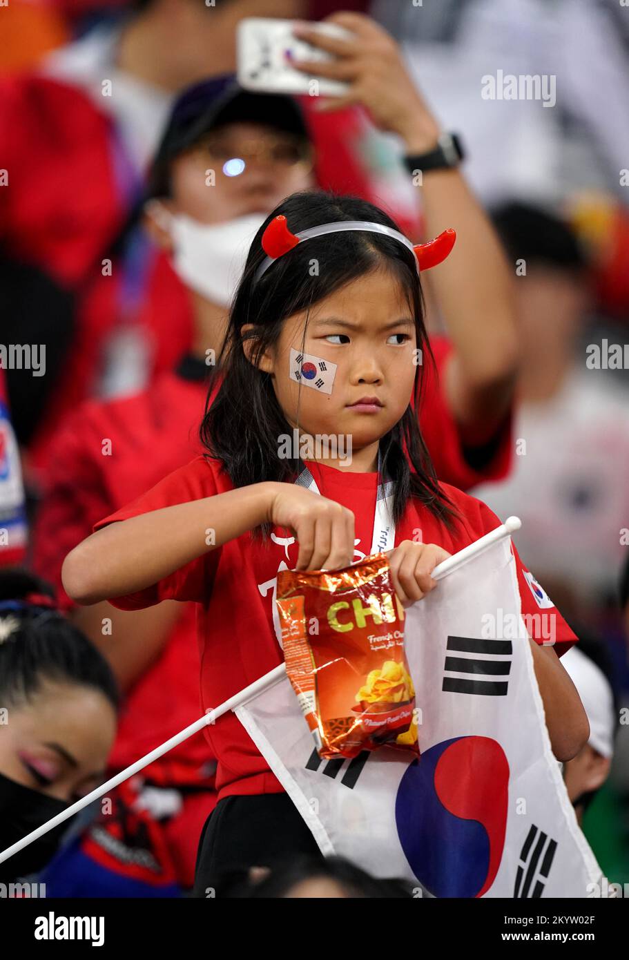 South Korea fans ahead of the FIFA World Cup Group H match at the ...