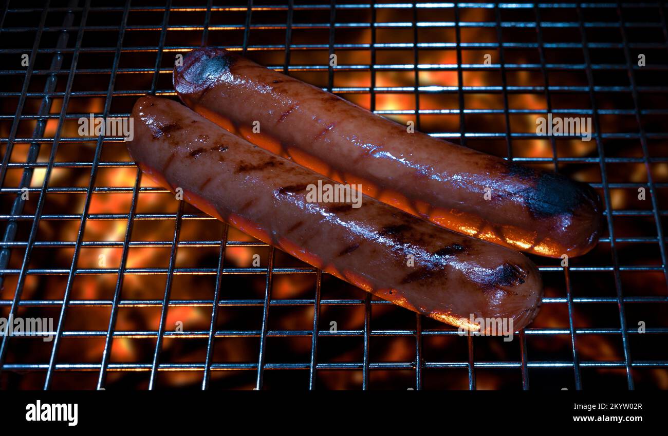 Two appetizing hot dogs hi-res stock photography and images - Alamy