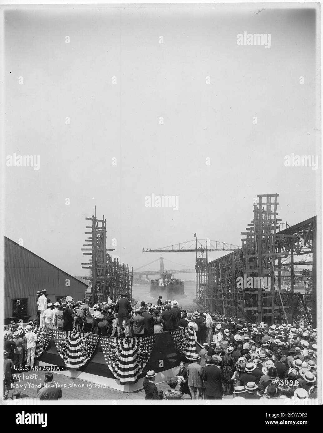 USS Arizona, Afloat, Navy Yard, New York , Ships, Naval Vessels, Boats ...