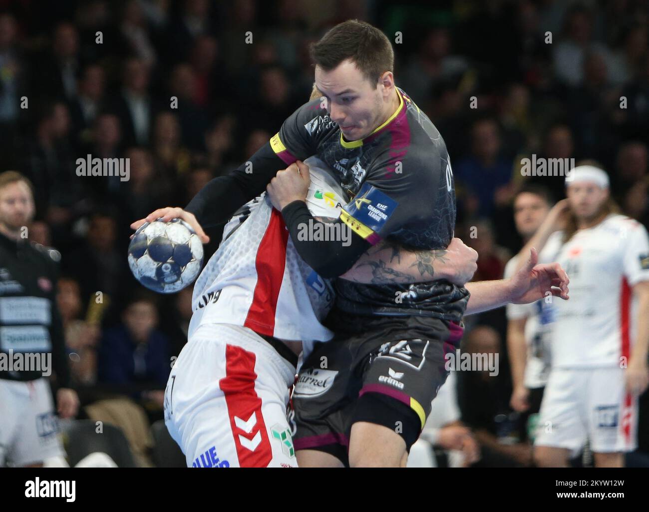 Aalborg Handbold, December 1, 2022, Rok Ovniček of H Nantes during the ... Aalborg Handbold, December 1, 2022, Rok Ovniček of H Nantes during the ...
