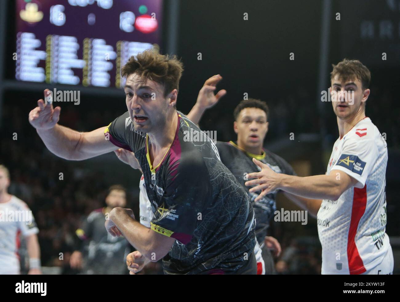 Aalborg Handbold, December 1, 2022, Thibaud Briet of H Nantes during ... Aalborg Handbold, December 1, 2022, Thibaud Briet of H Nantes during ...