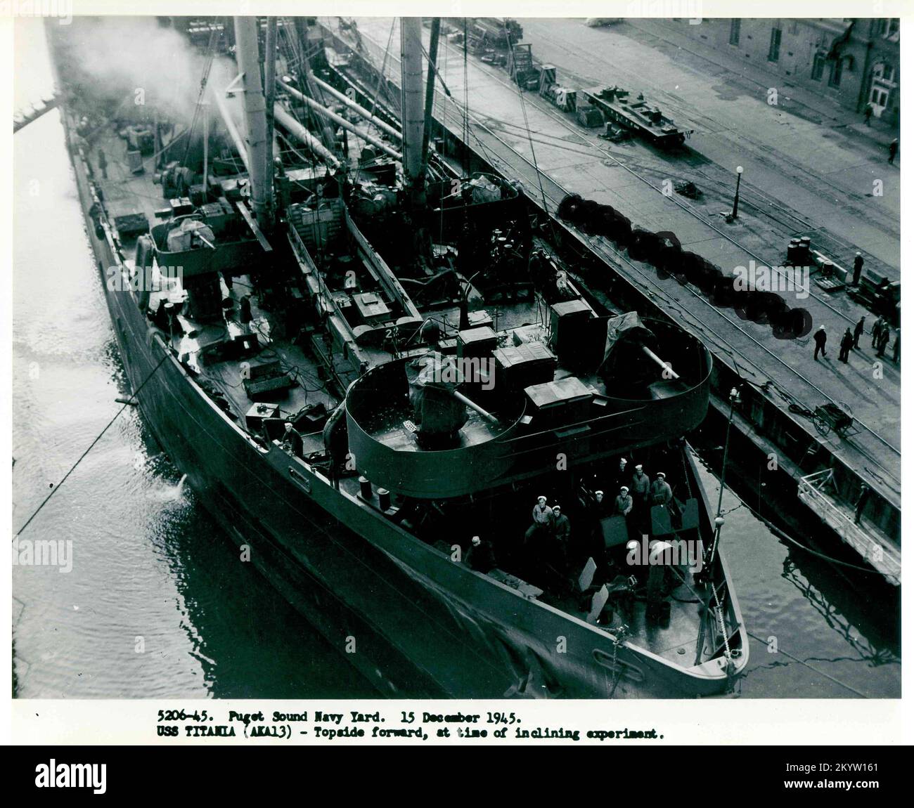 Photograph of the USS Titania (AKA-13) , Ships, Naval Vessels, Boats ...