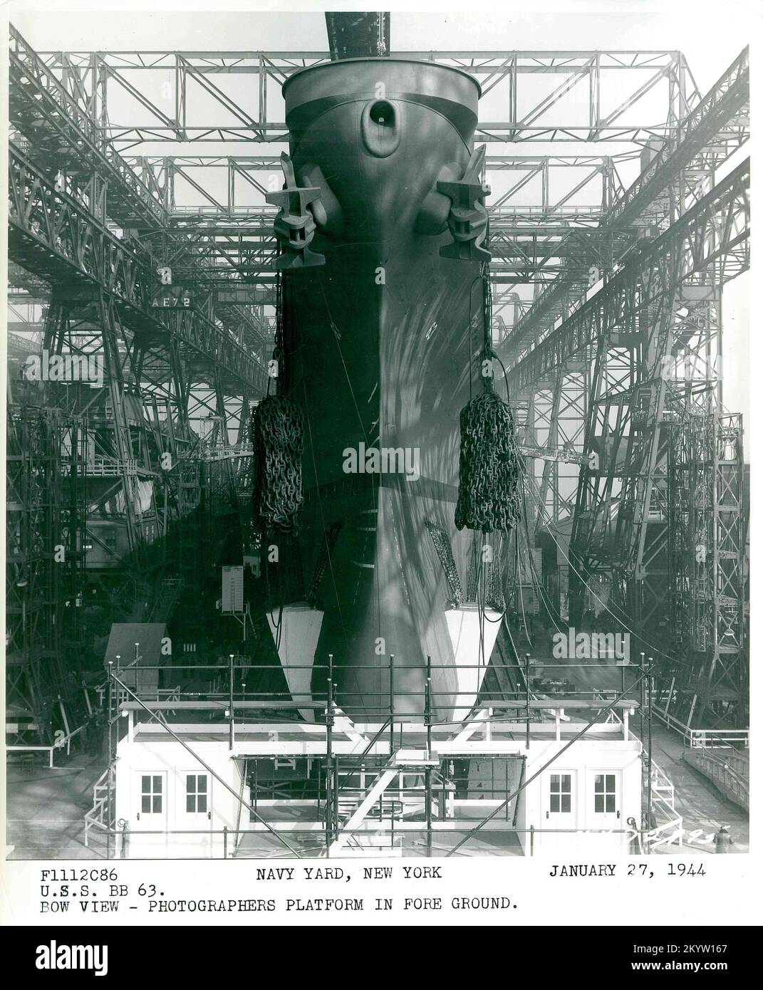Photograph of the USS Missouri (BB-63) , Ships, Naval Vessels, Boats ...