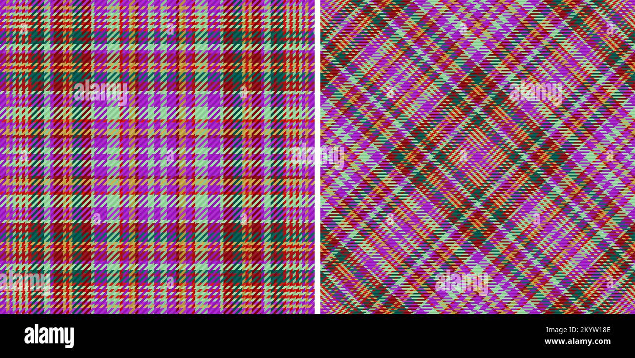 Background texture check. Fabric pattern seamless. Vector tartan plaid ...
