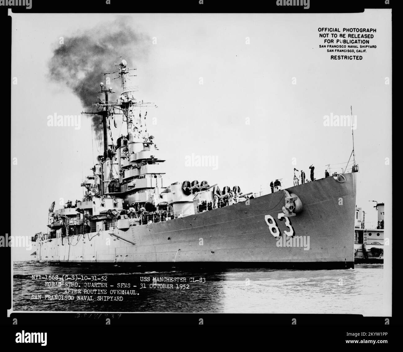 CL 83 Manchester [19-NN-CL 83 Manchester-141939] , Ships, Naval Vessels ...