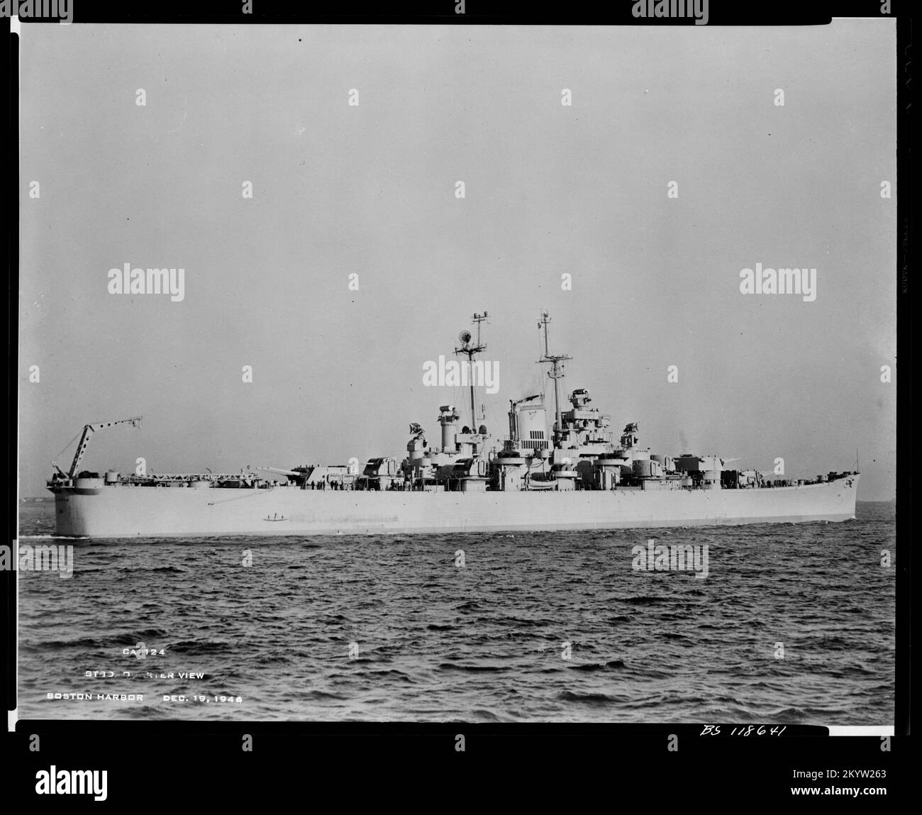 CA 124 Rochester [19-NN-CA 124 Rochester-118641] , Ships, Naval Vessels ...