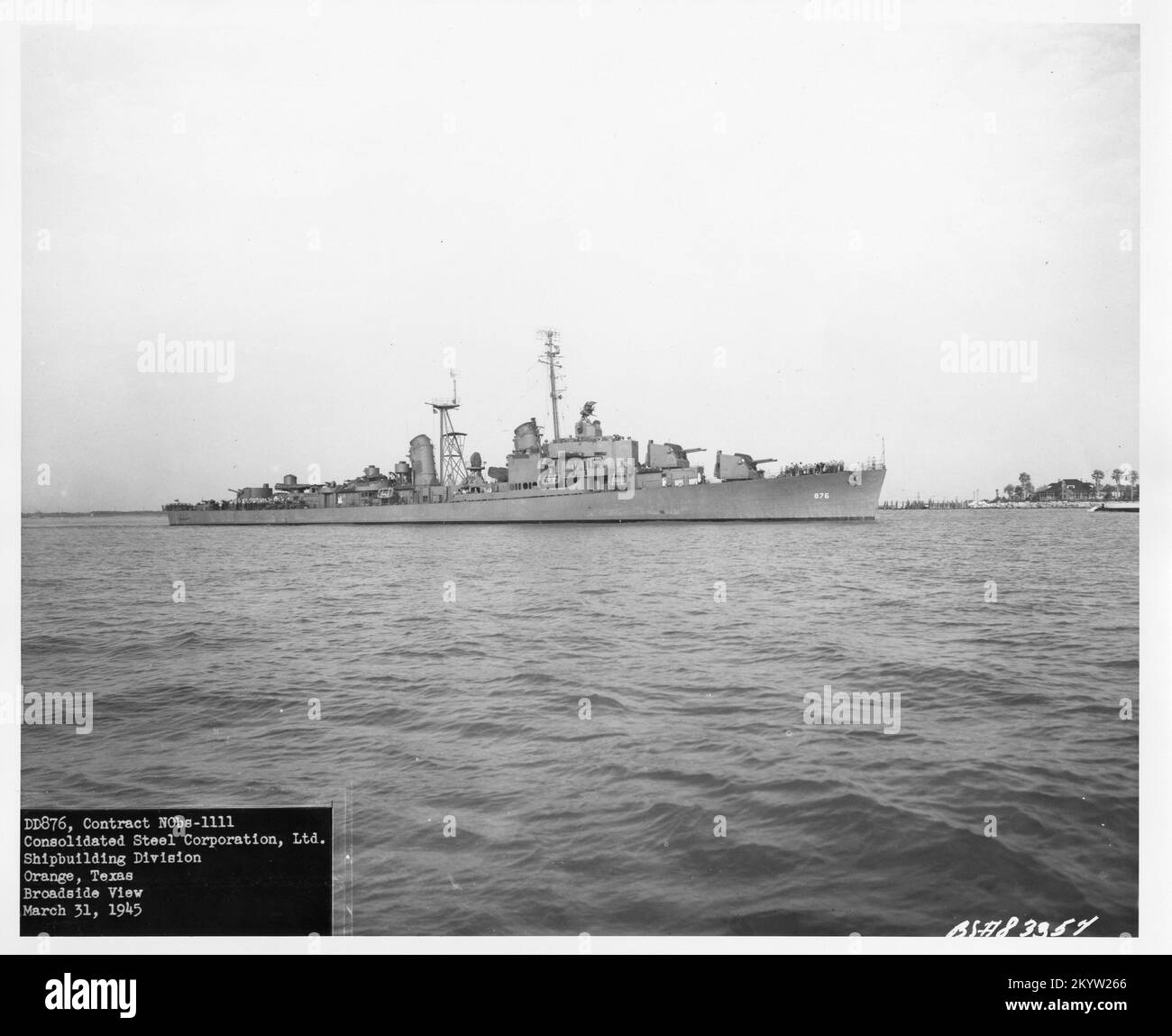 Photograph of the USS Rogers (DD-876) , Ships, Naval Vessels, Boats ...