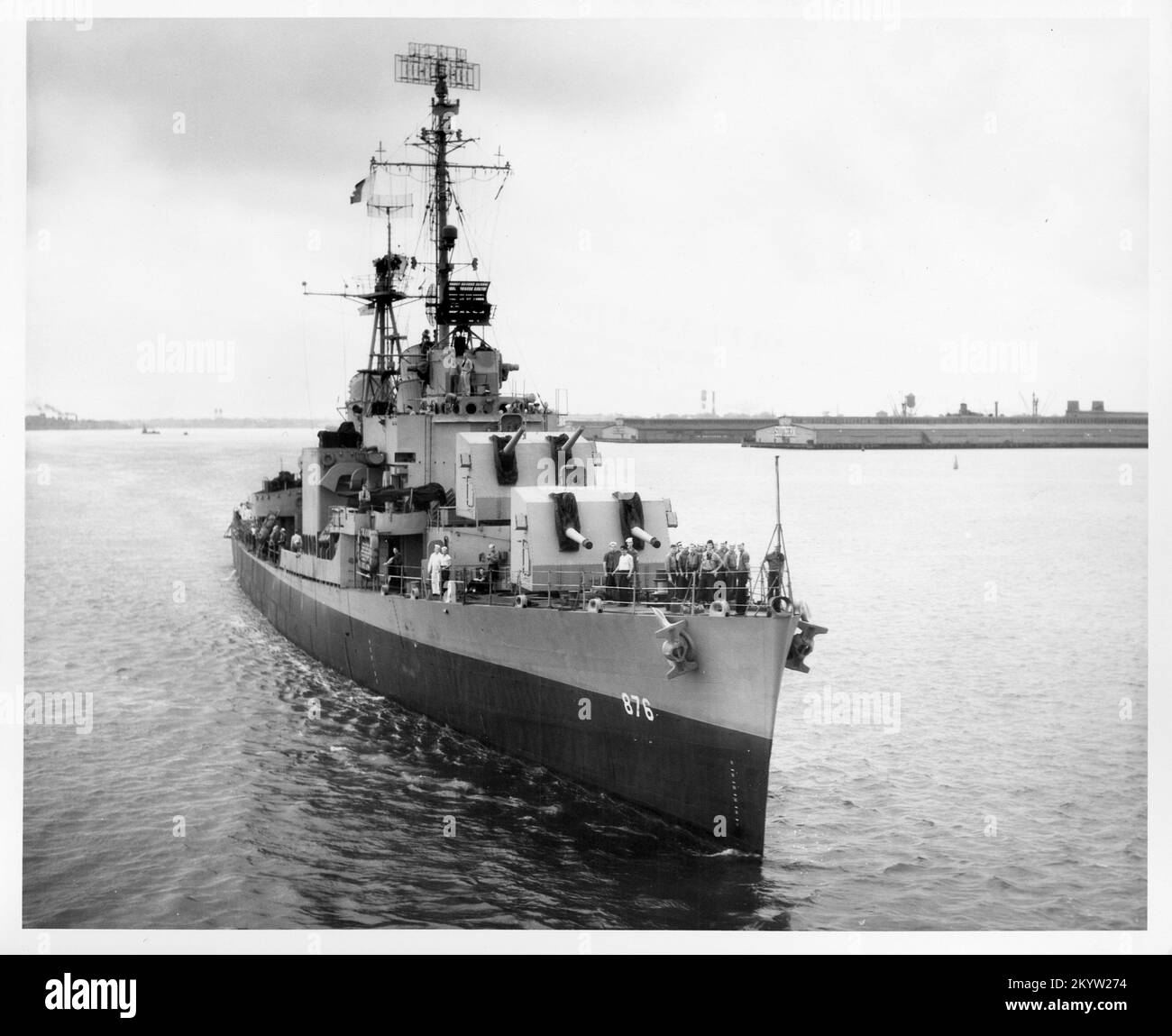 Photograph of the USS Rogers (DD-876) , Ships, Naval Vessels, Boats ...