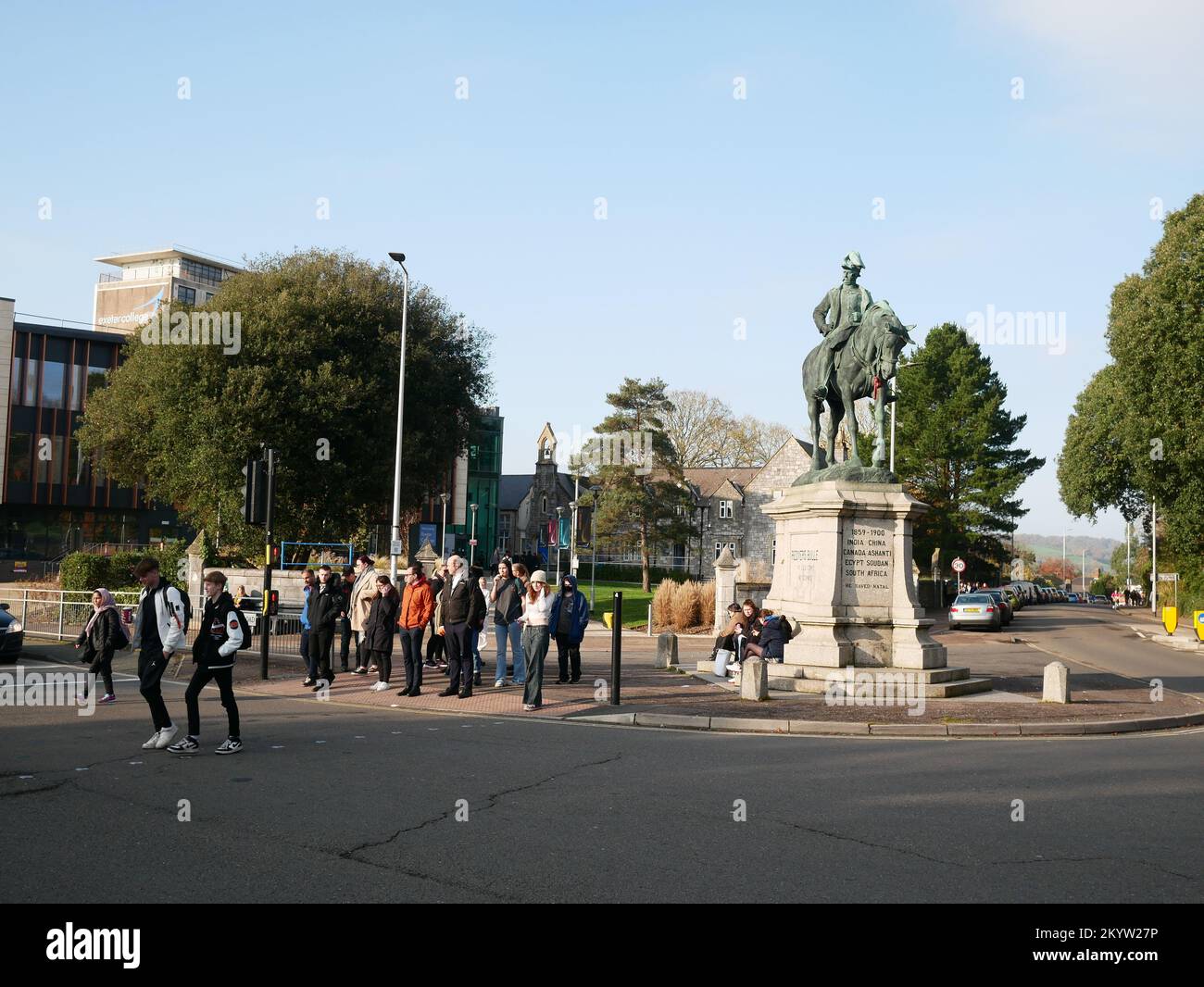 General Redvers Buller Statue, at the junction of Hele Road and New ...