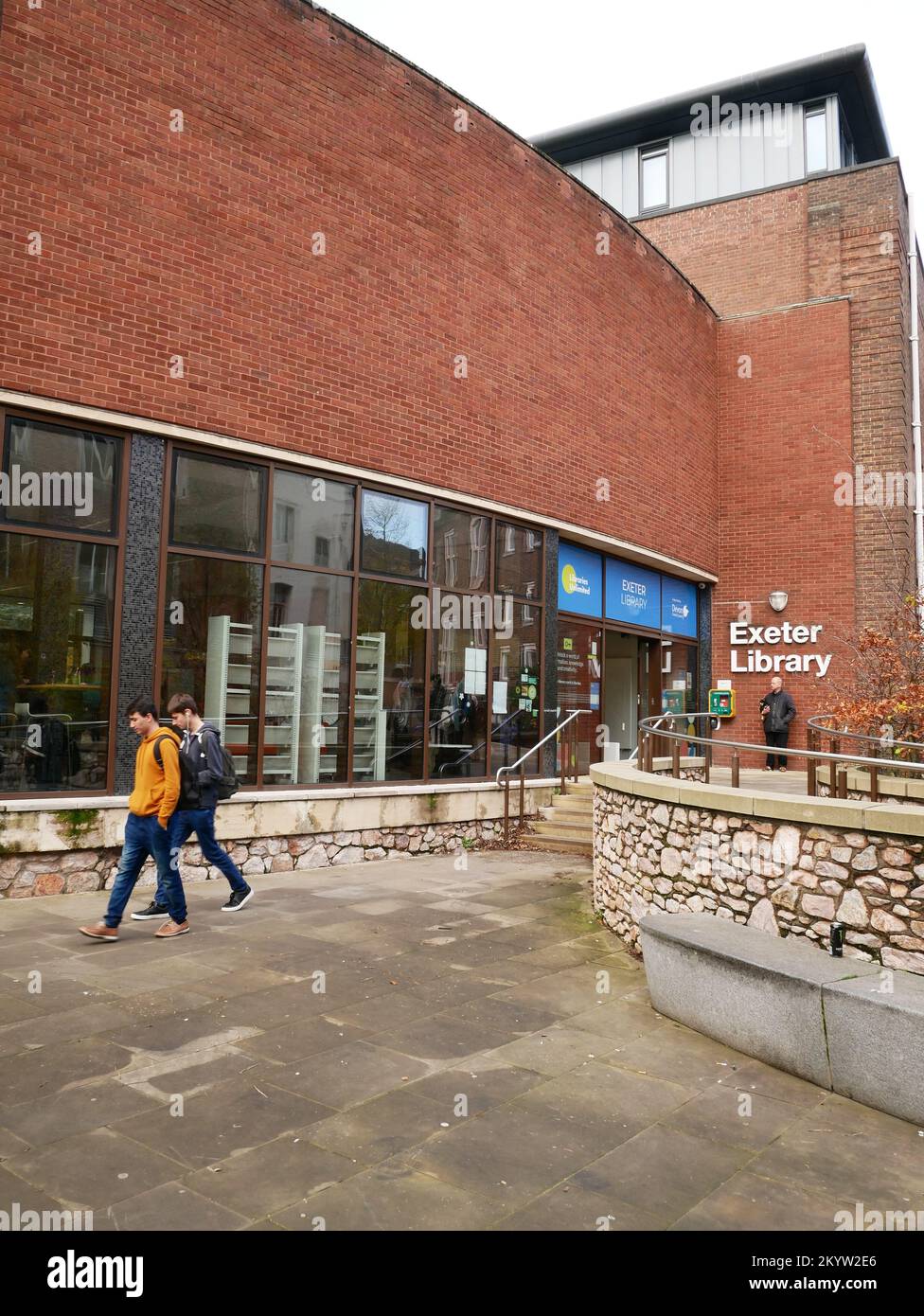 Exeter Library, Exeter Devon UK Stock Photo - Alamy