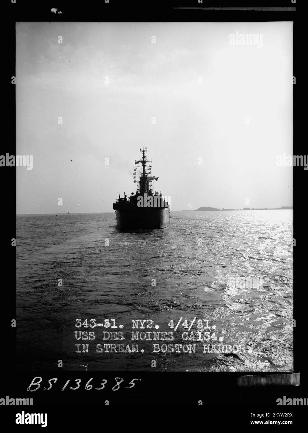 CA 134 Des Moines [19-NN-CA 134 Des Moines-136385] , Ships, Naval ...