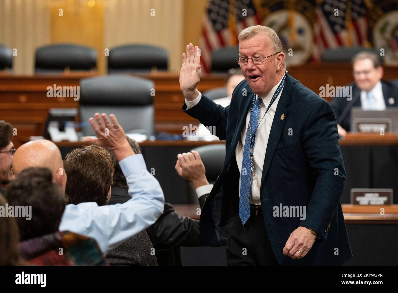 UNITED STATES - DECEMBER 2: Rep.-elect Mike Ezell, R-Miss., reacts ...