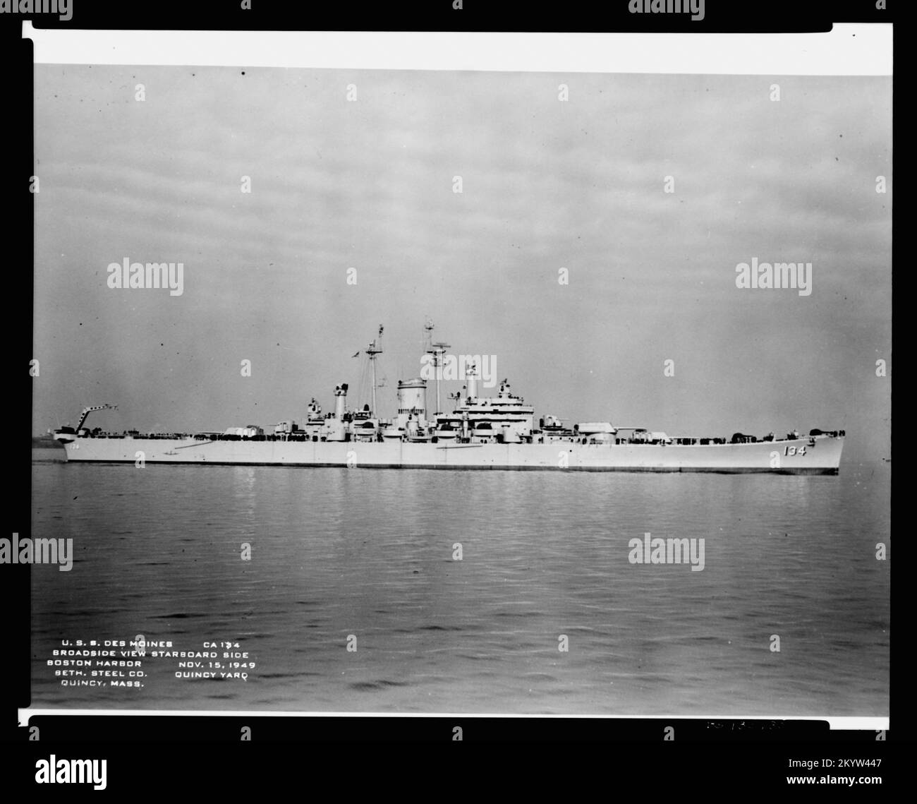 CA 134 Des Moines [19-NN-CA 134 Des Moines-133135] , Ships, Naval ...