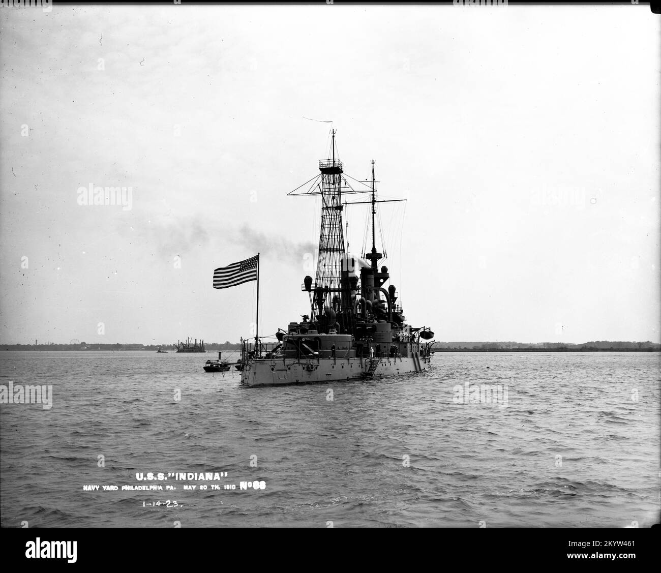 USS Indiana (BB-1) - Navy Yard Philadelphia, Pennsylvania , Ships ...