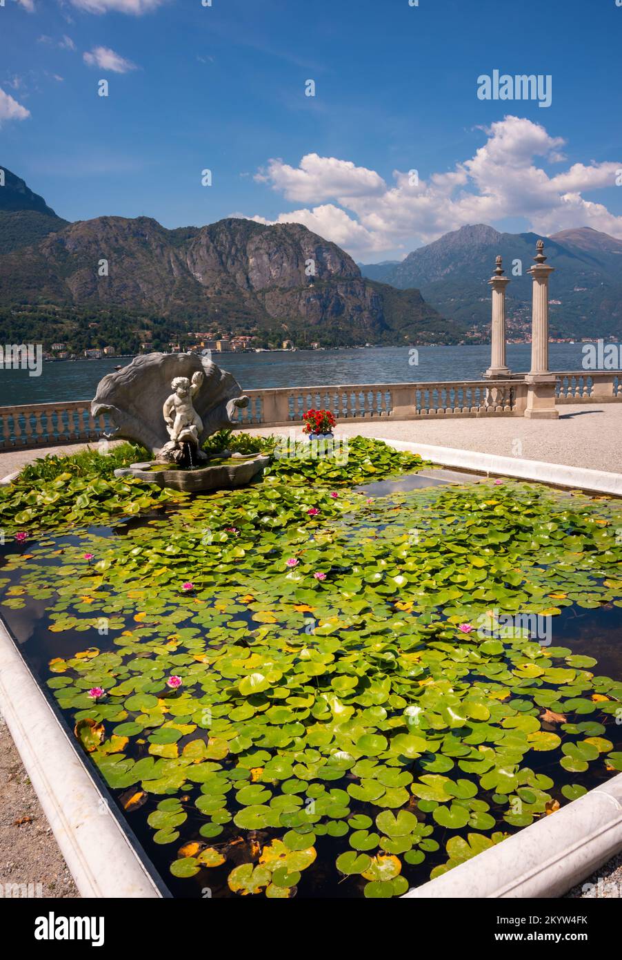 Panoramic view of lake Como, a popular turist destination Stock Photo ...