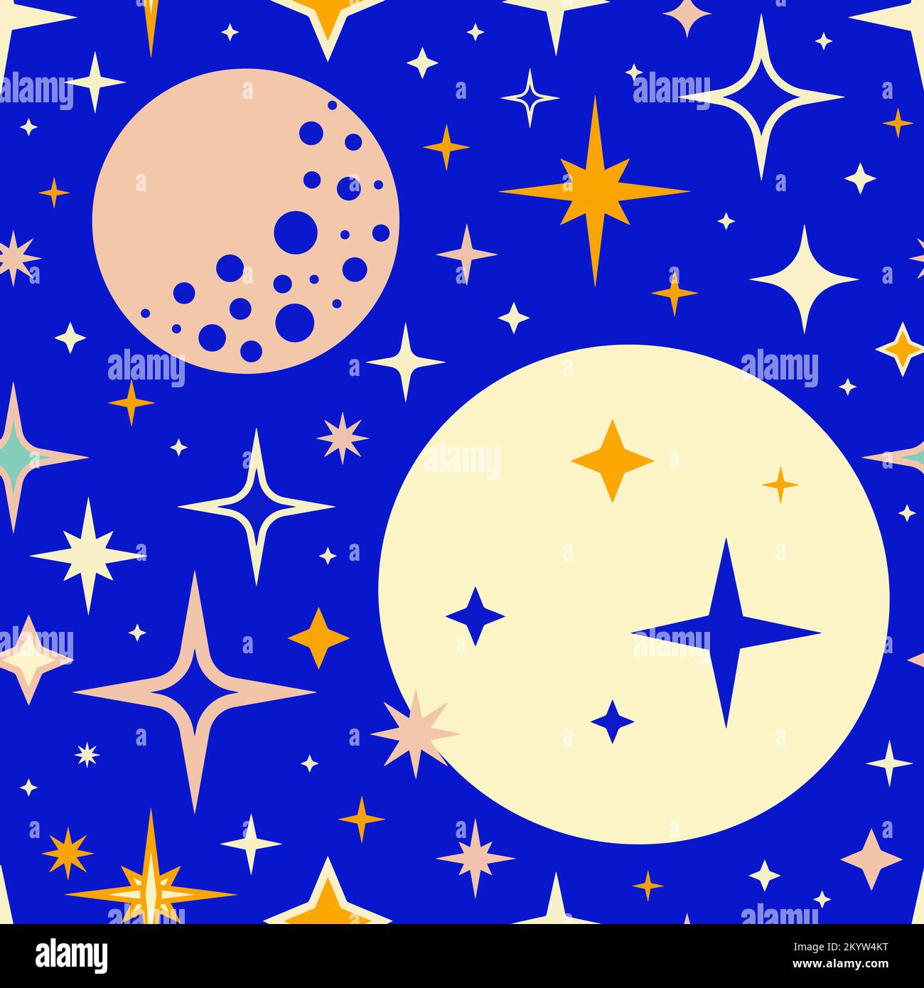 Stars vector mid century modern hi-res stock photography and images - Alamy