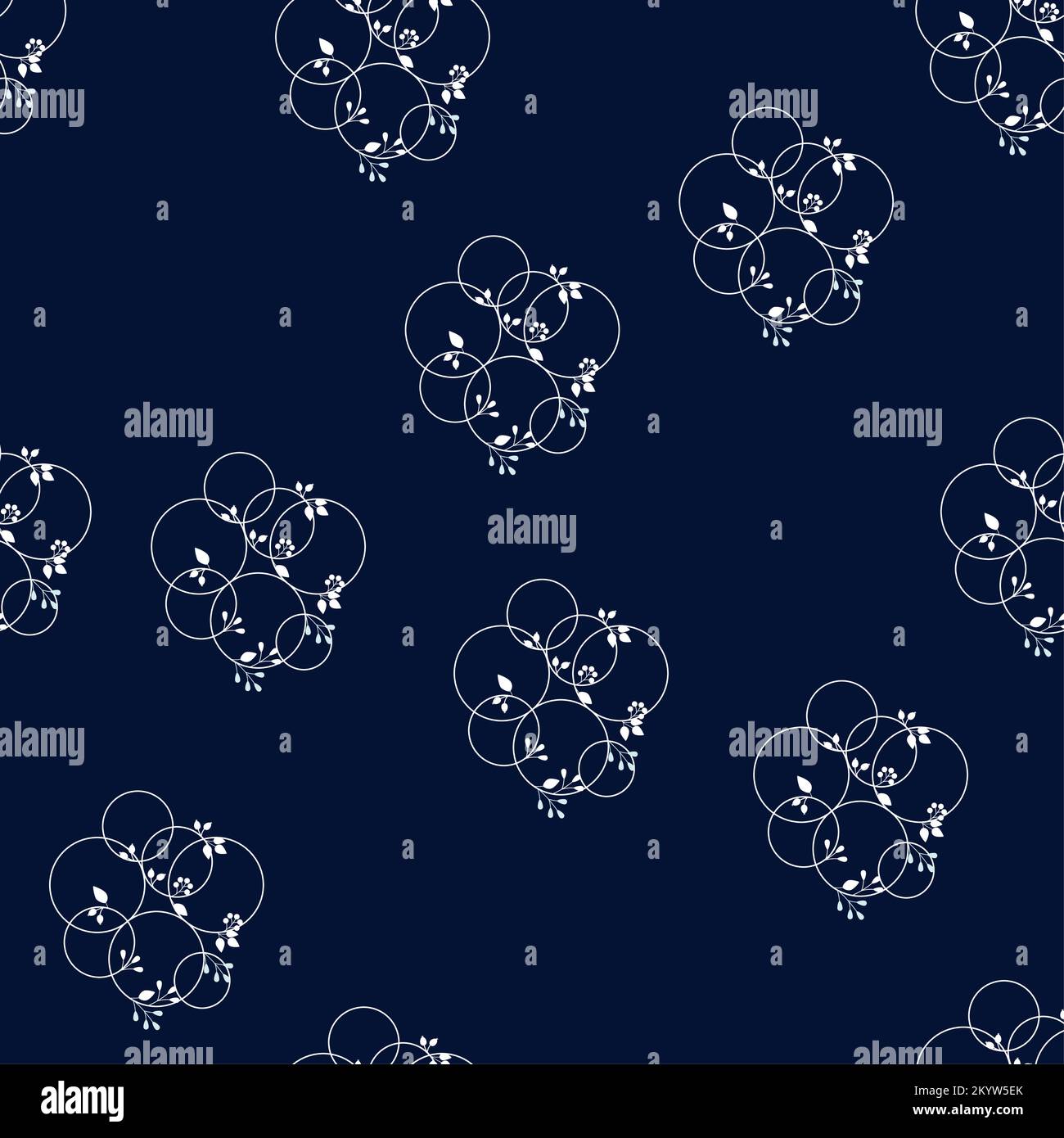 Modern big floral vector seamless pattern. Background isolated. Digital ...