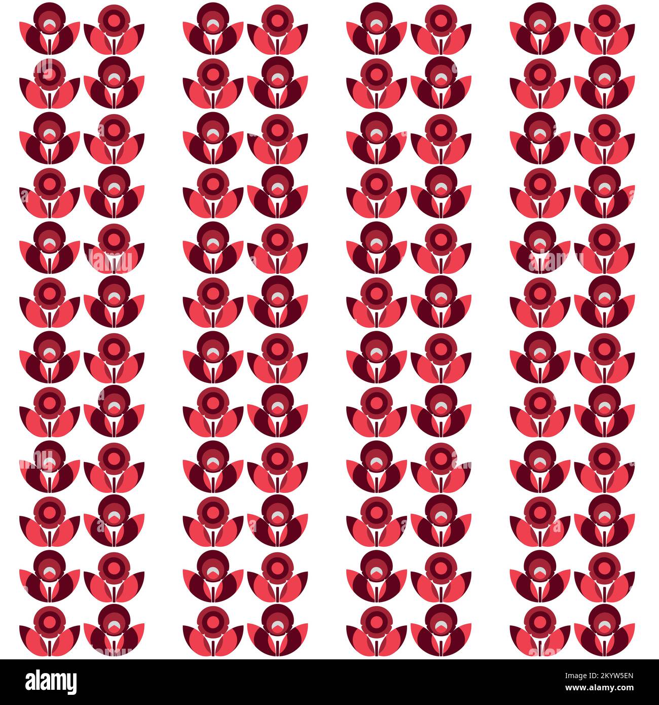 Modern big floral vector seamless pattern. Background isolated. Digital ...