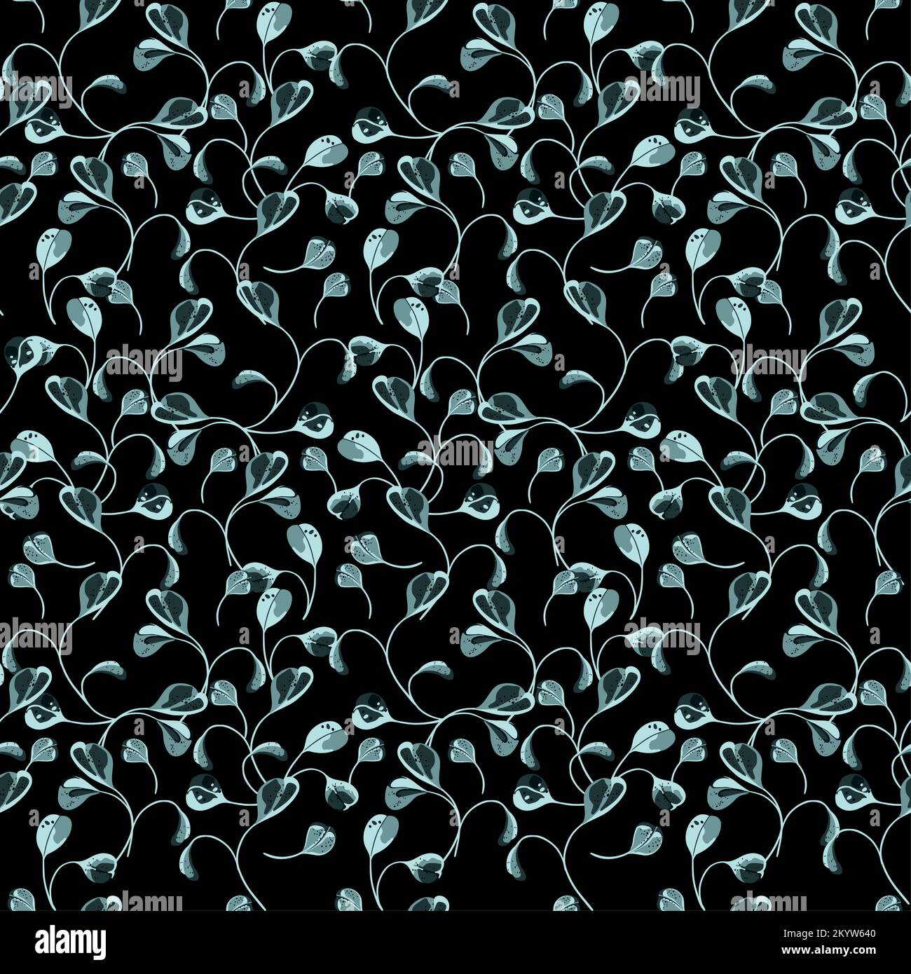 Modern big floral vector seamless pattern. Background isolated. Digital ...