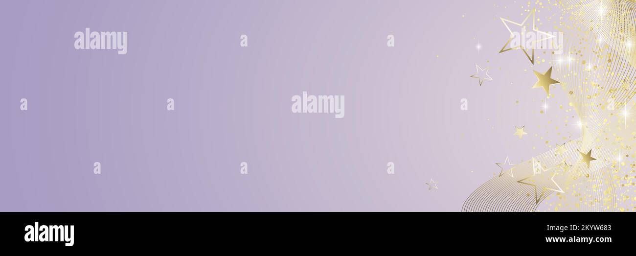 Glitter gold stars abstract background - party festive design theme ...