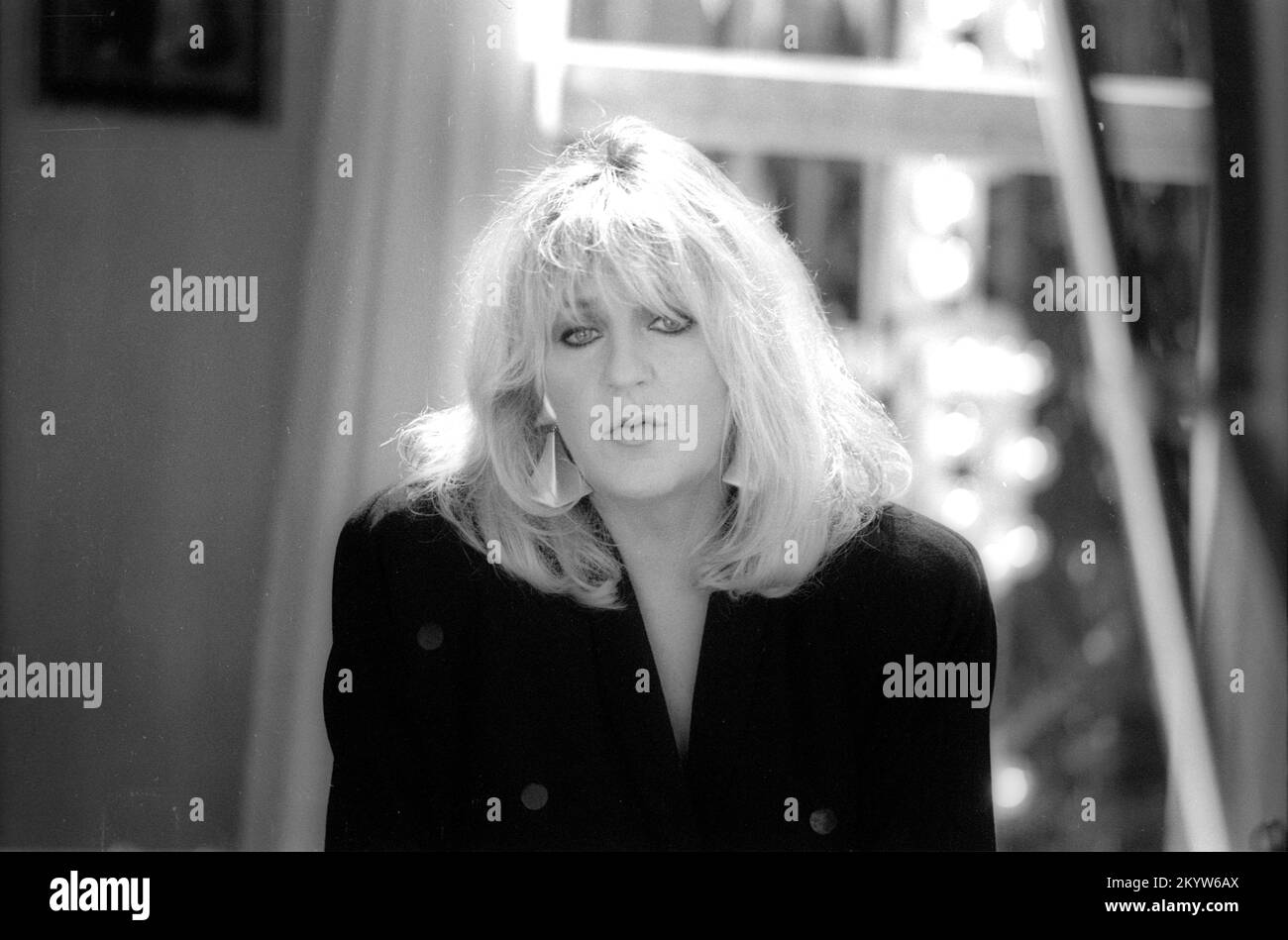 October 1988 Candid shot of Christine McVie taken in Los Angeles ...