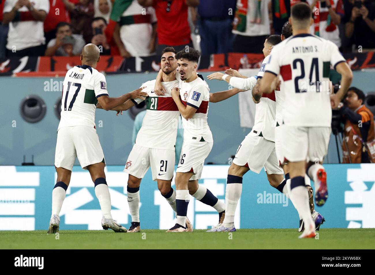 Qatar 02nd Dec 2022 Doha L R Joao Mario Of Portugal Ricardo