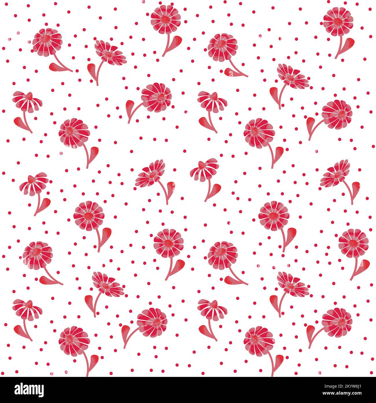 Modern big floral vector seamless pattern. Background isolated. Digital ...
