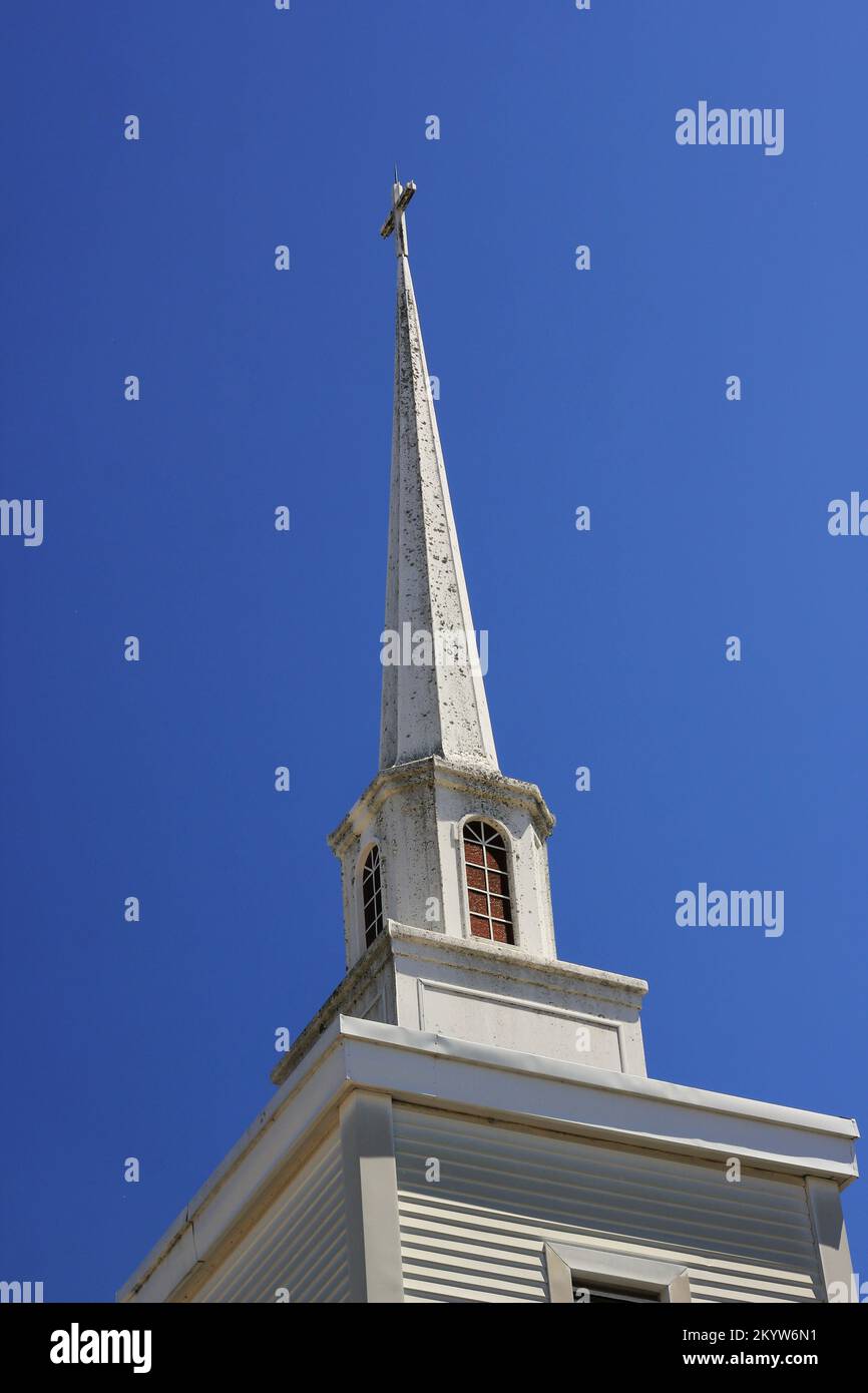 A Christian cross marking a religious holy church Stock Photo - Alamy