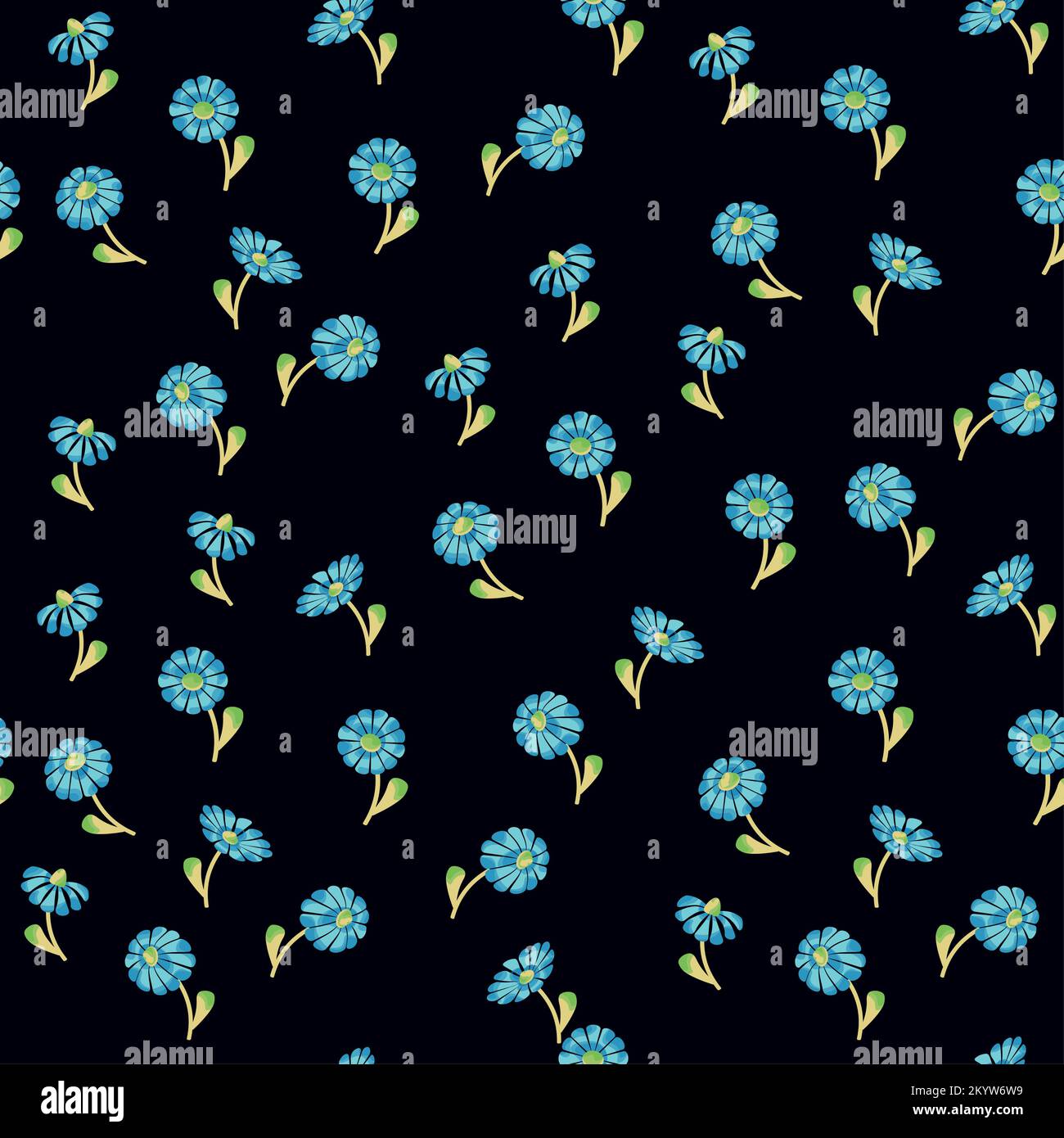 Modern big floral vector seamless pattern. Background isolated. Digital ...