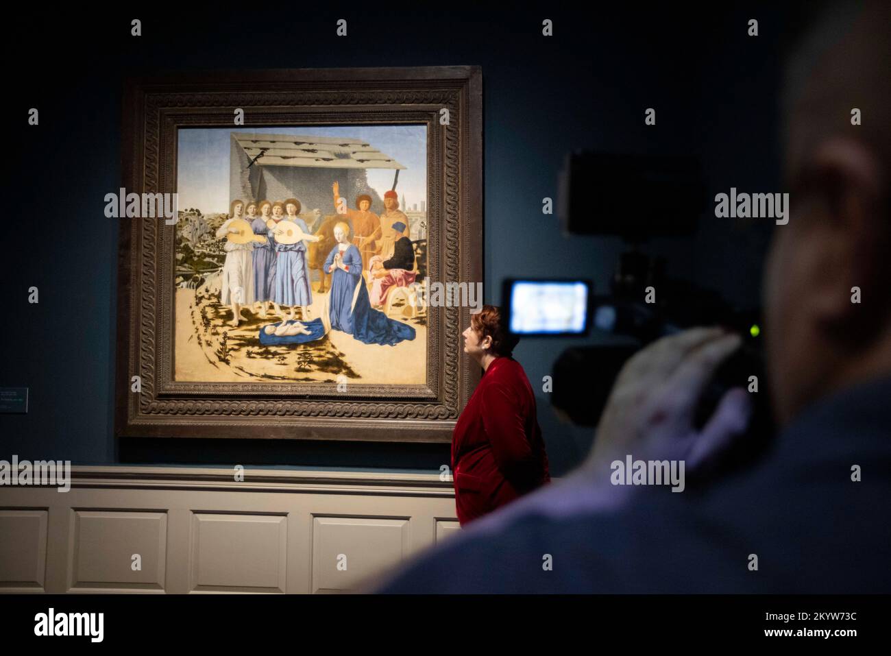 Piero's Nativity restored at the National Gallery following a three ...